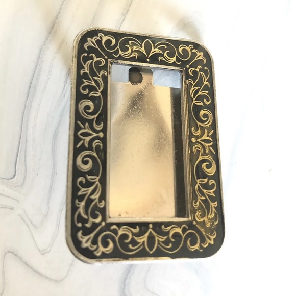 lmc | Jewelry | Vintage Lmc Ornate Photo Frame Brooch Pin Silver Black ...